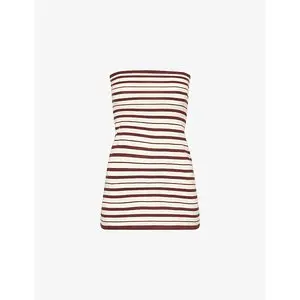 4TH & RECKLESS Thalia Striped Knit Bandeau Top
