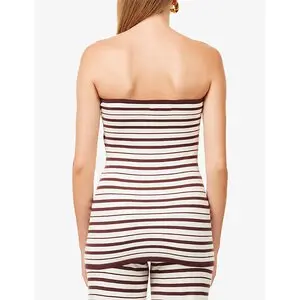 4TH & RECKLESS Thalia Striped Knit Bandeau Top