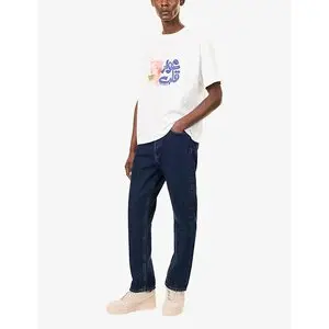 NOT BORING Awar Qalb Graphic-print Cotton T-shirt