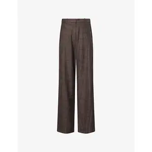Camilla And Marc Verna Straight-leg Wool-blend Trousers