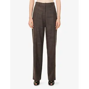 Camilla And Marc Verna Straight-leg Wool-blend Trousers