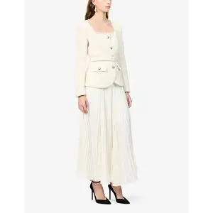 SELF-PORTRAIT Boucle Midi Dress