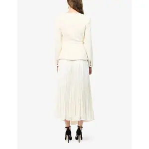 SELF-PORTRAIT Boucle Midi Dress
