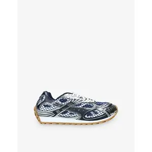 Bottega Veneta Orbit Metallic Woven Low-top Trainers - Mult/other