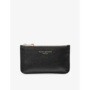 ASPINAL OF LONDON Ella Leather Card Holder - Black