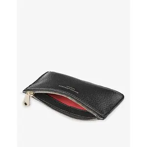ASPINAL OF LONDON Ella Leather Card Holder - Black