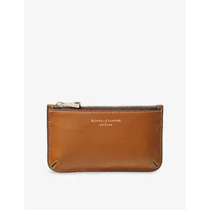 ASPINAL OF LONDON Ella Leather Card Holder - Tan