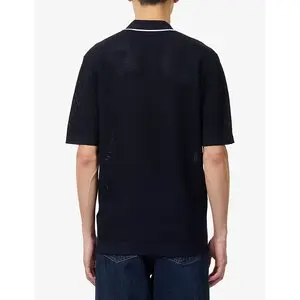Orlebar Brown Roddy Contrast-piping Knitted Shirt