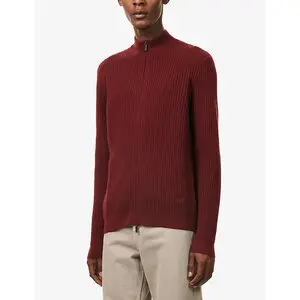 Emporio Armani Zip-through Cashmere Blend Jacket