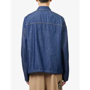 Loewe Anagram-embroidered Denim Jacket