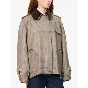 BLAZÉ MILANO Saona Chausie Padded Virgin-wool Trench Jacket - Beige