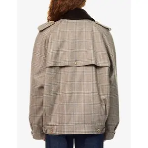 BLAZÉ MILANO Saona Chausie Padded Virgin-wool Trench Jacket - Beige