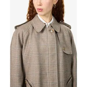 BLAZÉ MILANO Saona Chausie Padded Virgin-wool Trench Jacket - Beige