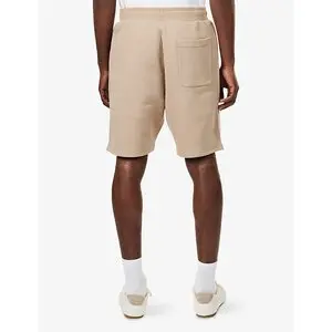 AMI Paris Logo-stitch Cotton Sweat Shorts