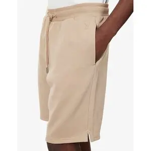 AMI Paris Logo-stitch Cotton Sweat Shorts