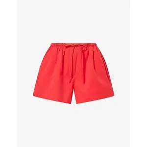 Dissh Dishh Cotton Drawstring Shorts - Red