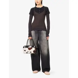 Acne Studios Ersilia Double-layered Jersey Top