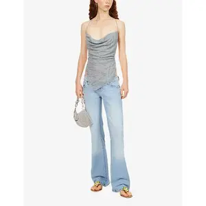 JADED LONDON Low-rise Skinny Bootcut Jeans - Blue