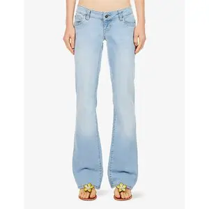 JADED LONDON Low-rise Skinny Bootcut Jeans - Blue