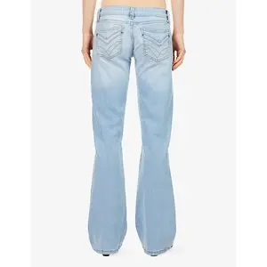 JADED LONDON Low-rise Skinny Bootcut Jeans - Blue