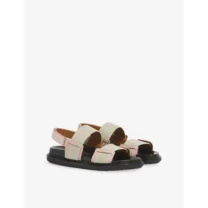 Marni Fussbett Patent-leather Sandals