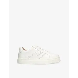 Chloé Lauren Leather Trainers - White