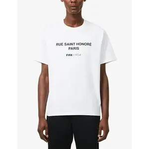FIFA 1904 Stacked Logo-print Cotton-blend T-shirt
