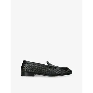 Bottega Veneta Silenzio Leather Loafers - Black