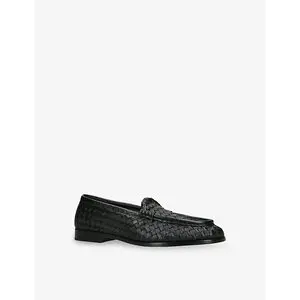 Bottega Veneta Silenzio Leather Loafers