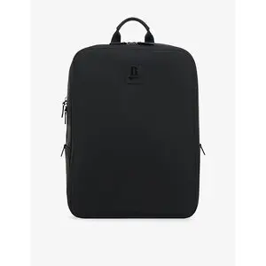 Boggi Milano Logo-patch Woven Backpack - Black