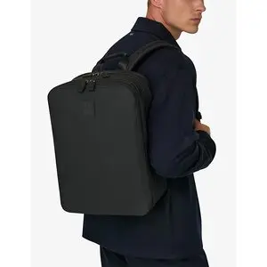Boggi Milano Logo-patch Woven Backpack