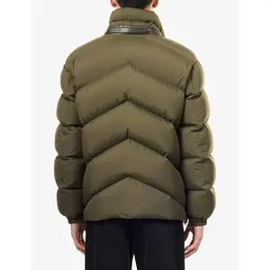 TOM FORD High-neck Down Puffer Jacket - Teak