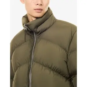 TOM FORD High-neck Down Puffer Jacket - Teak