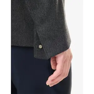 Corneliani Cashmere-flannel And Wool Jacket