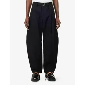 Sacai Belted Ripstop Cotton-blend Cargo Trousers