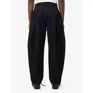 Sacai Belted Ripstop Cotton-blend Cargo Trousers
