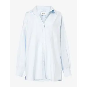 Dissh Rhea 2.0 Oversized Cotton Shirt - Ice Blue