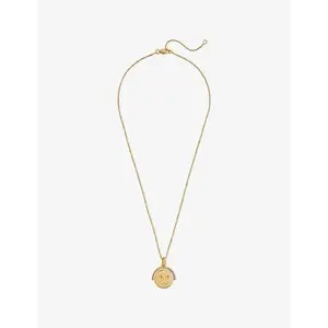 RACHEL JACKSON 14ct -plated Sterling Silver Rainbow Gemstone Necklace - Gold