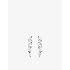 SWAROVSKI Mesmera Rhodium-plated Cubic Zirconia Earrings - Silver