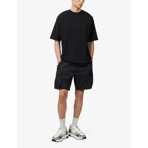 ARNE Relaxed-fit Crew-neck Cotton T-shirt - Black