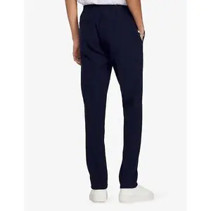 Sandro Tapered-leg Mid-rise Jersey Trousers