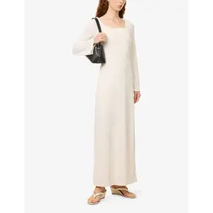 4TH & RECKLESS Livoria Square-neck Jersey Maxi Dress