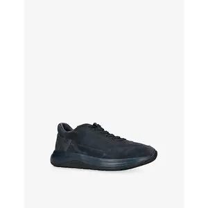 Hogan Allacciato Suede And Leather Trainers