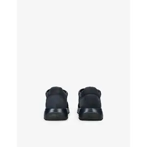 Hogan Allacciato Suede And Leather Trainers
