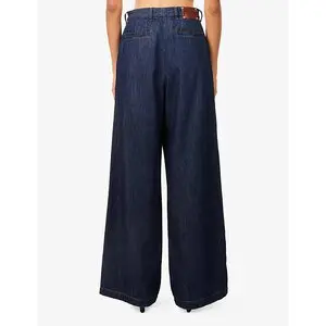 Dries Van Noten Penn Wide-leg Denim Jeans
