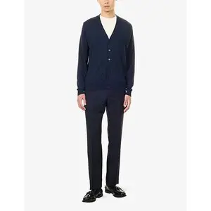 John Smedley Long-sleeve Merino-wool Cardigan