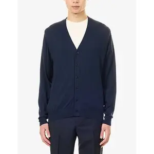 John Smedley Long-sleeve Merino-wool Cardigan