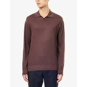 Corneliani Open-collar Virgin-wool Polo Jumper