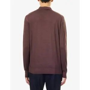 Corneliani Open-collar Virgin-wool Polo Jumper