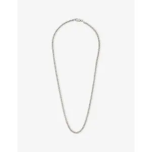 Tom Wood Cable Chain Rhodium-plated 925 Sterling- Necklace - Silver
